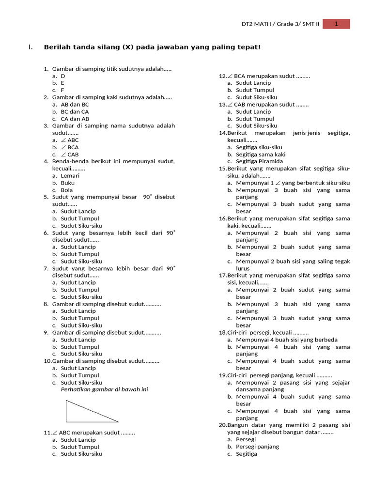 dt2 math gr3 smt2 | PDF