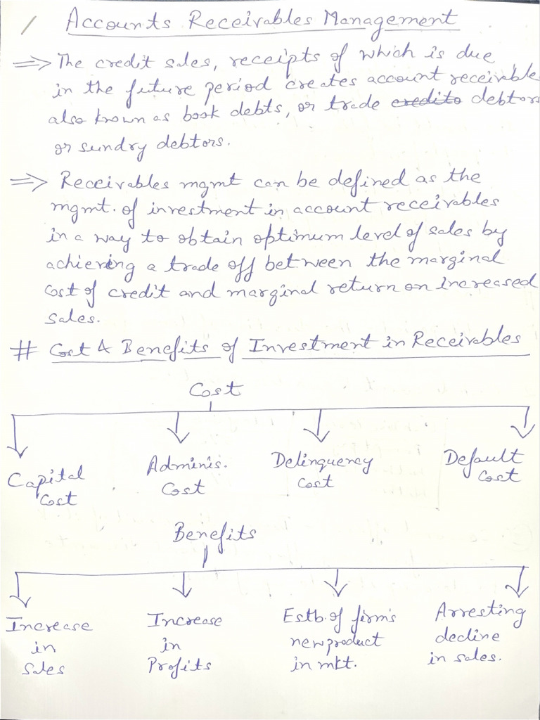 Accounts Receivables Management | PDF