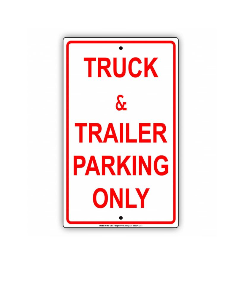 Signs For Parking | PDF