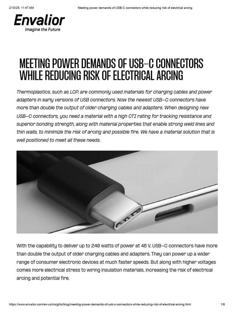 Meeting power demands of USB-C connectors while reducing risk of ...