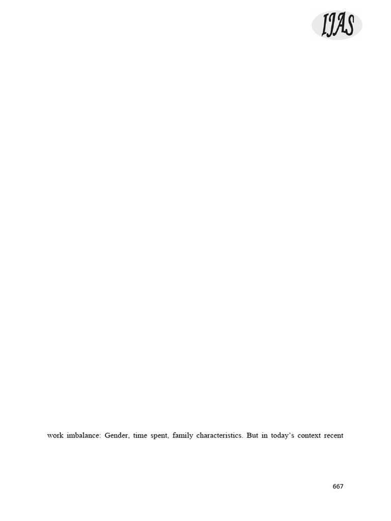IJAS Volume 12 Issue 2 Pages 667-673 | PDF | Work–Life Balance | Job ...