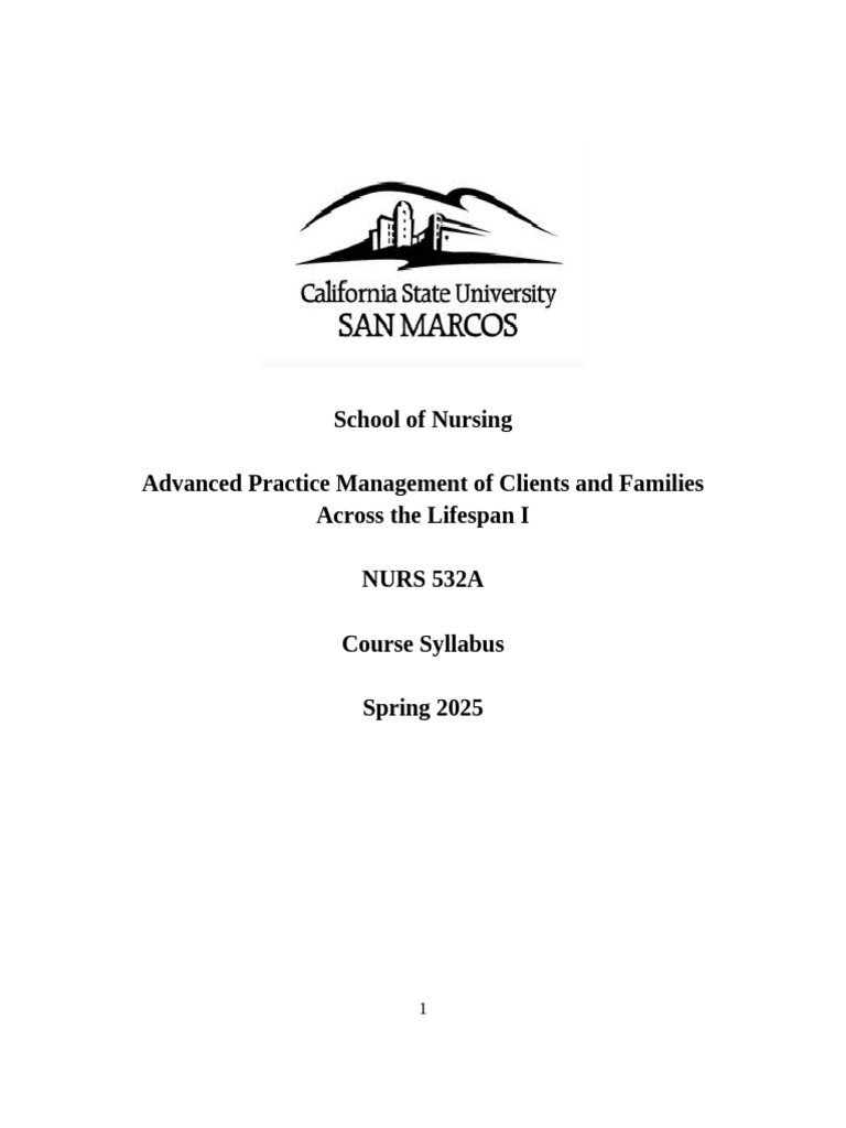 Nurs 532 Shanks Spring 2025 | PDF | Course Credit | Academic Dishonesty