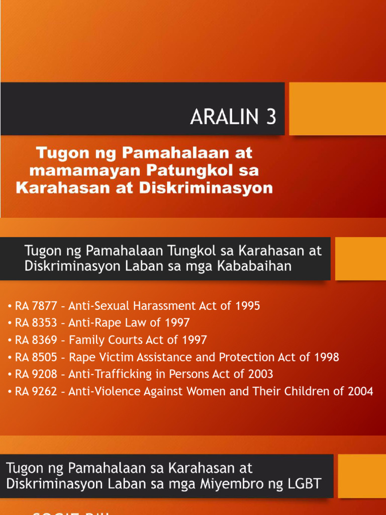 Tugon NG Pamahalaan at Mamamayan | PDF