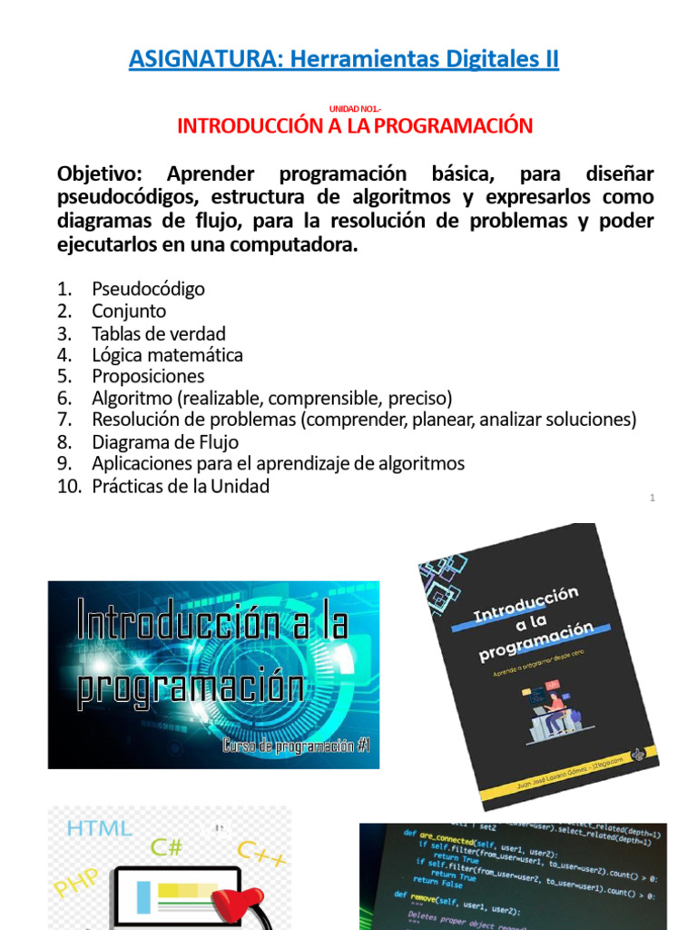 Introducción a Pseudocódigo y Algoritmos | PDF | Lenguaje de programación | Algoritmos
