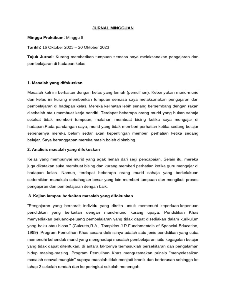 Jeeve Jurnal M8 | PDF