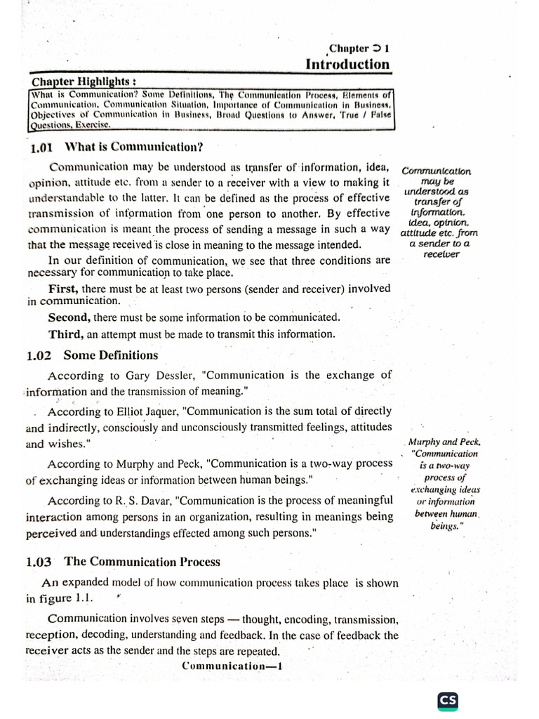 Chapter 1 Book | PDF