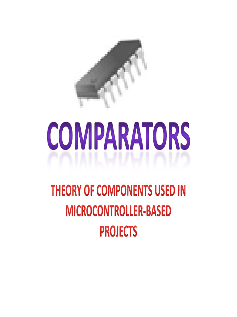 Comparator s | PDF | Operational Amplifier | Electronics