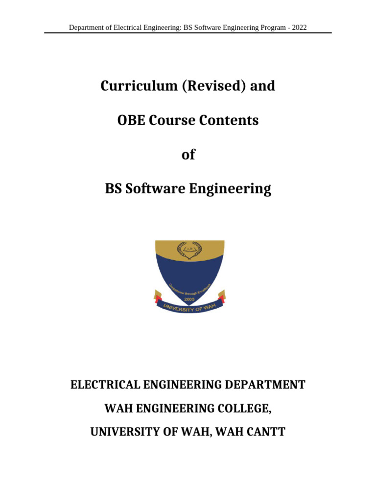 (Agenda-2) Revised SE Curriculum-V2 | PDF | Computing | Engineering
