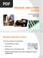 Stock Receiving and Management Guide | PDF | Inventory | Warehouse