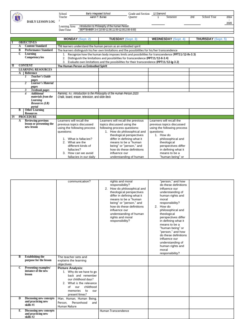 DLL - Week6. Introtophilosopy | PDF | Concept | Understanding