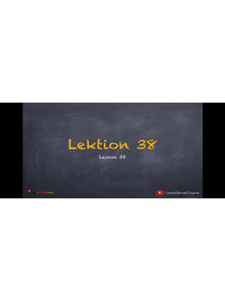 Lektion 38-Daily Routine | PDF