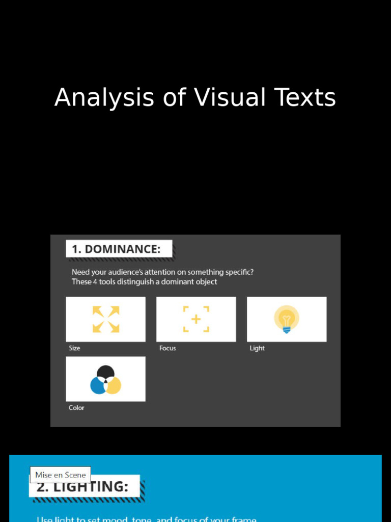 Visual Texts Analysis | PDF