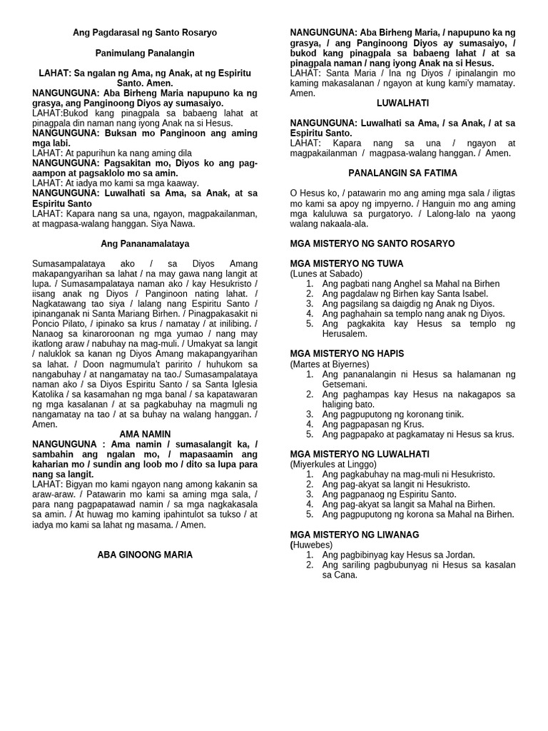 Ang Pagdarasal-WPS Office | PDF