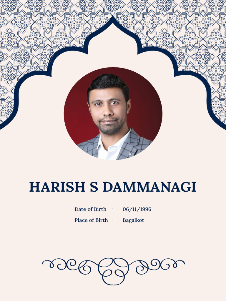 Harish Biodata | PDF