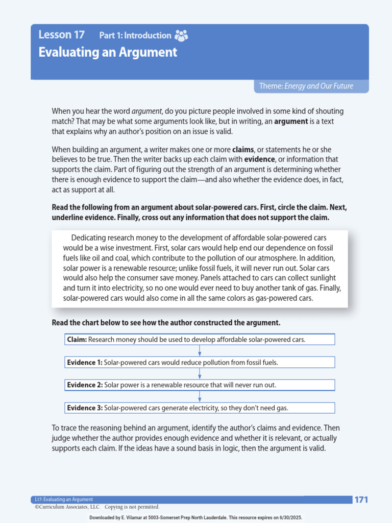 Evaluating Arguments on Renewable Energy | PDF | Wind Power | Climate ...