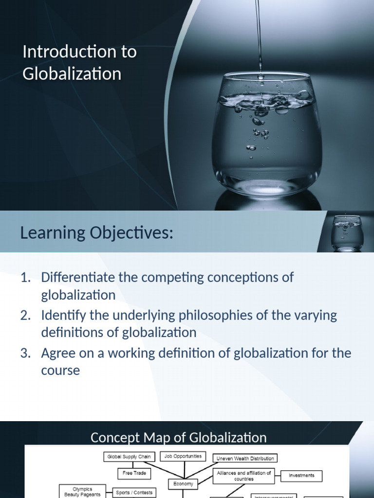 Introduction to Globalization Unit I | PDF | Globalization | Economics