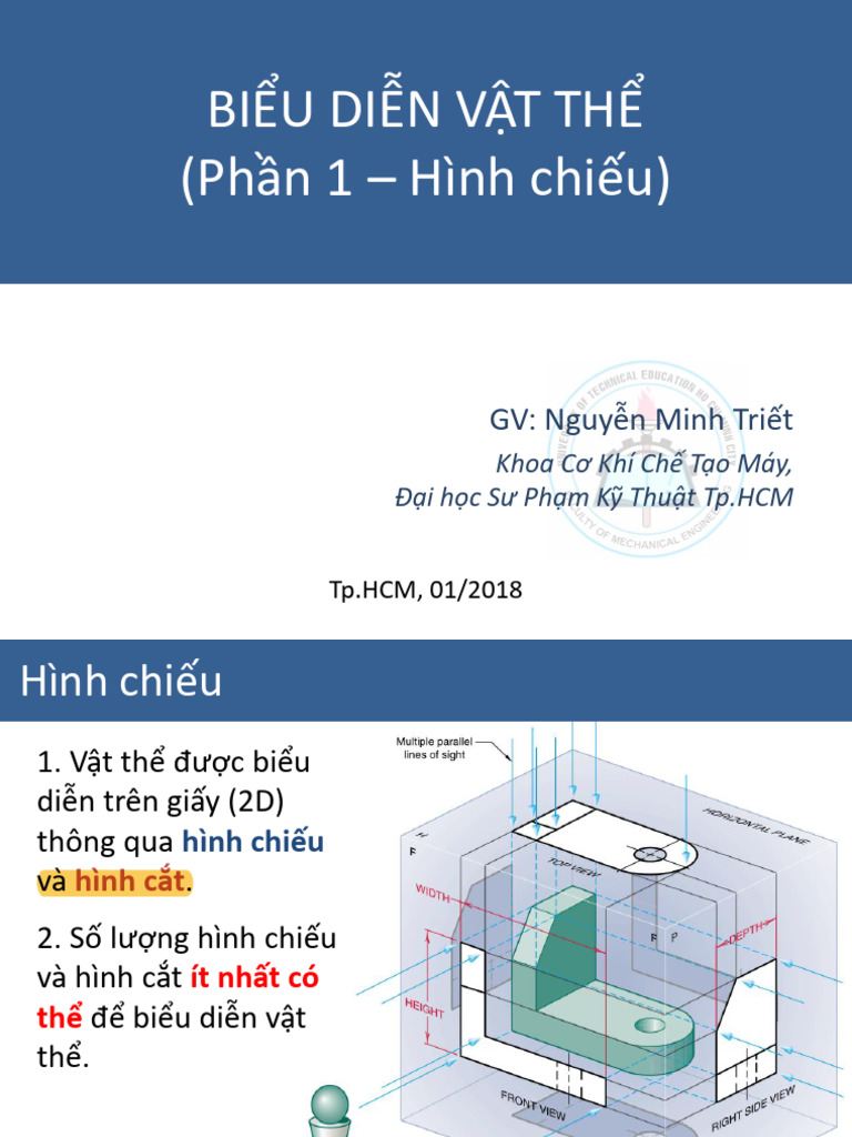 BIME331965 - Thiet Ke Mo Hinh Tren May Tinh - Chuong2 - P1 - HinhChieu | PDF