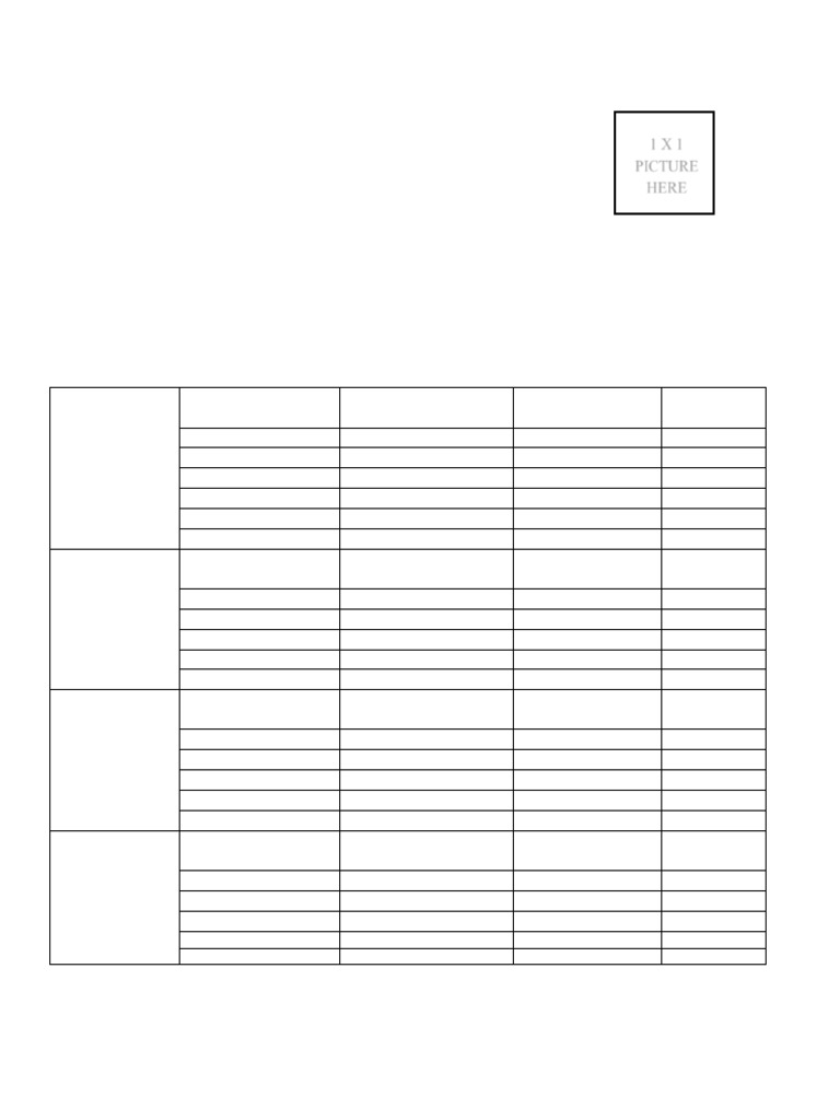 Student Information Sheet Template | PDF