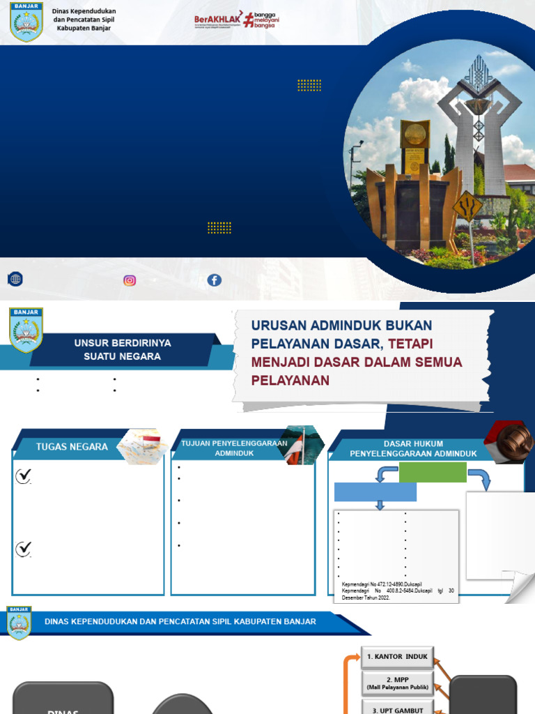 Kebijakan Pelayanan Adminduk Banjar | PDF