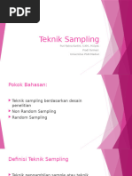 Definisi dan Teknik Simple Random Sampling | PDF