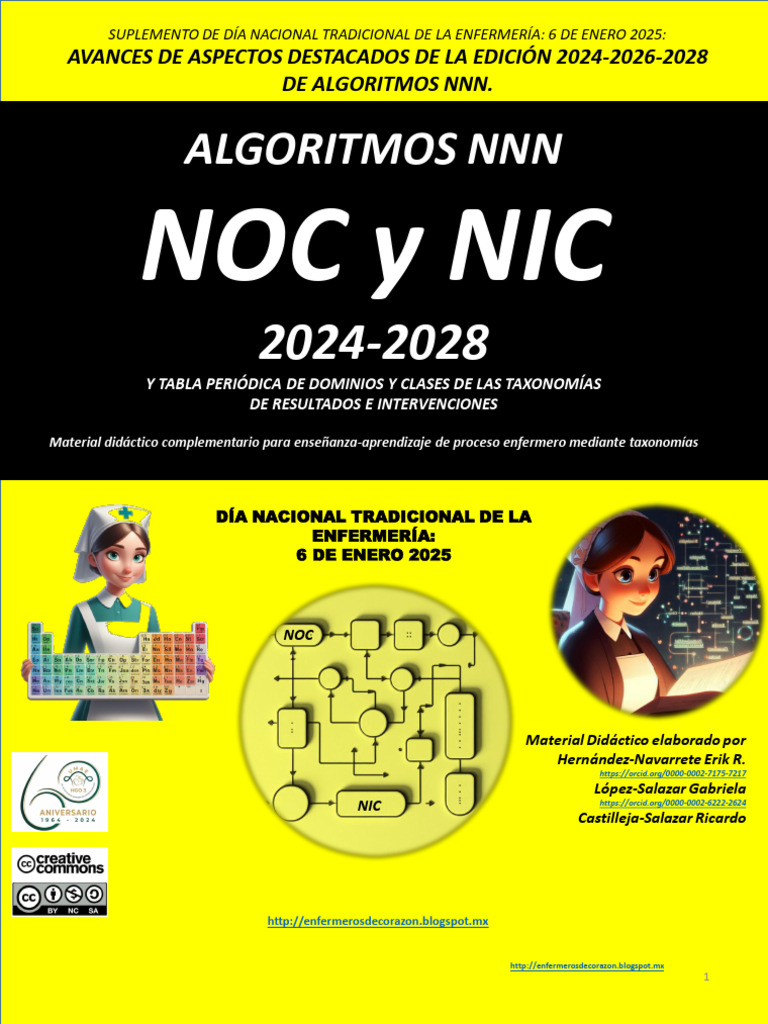 Avances Algoritmos NNN 2024-2026 | PDF | Enfermería | Algoritmos