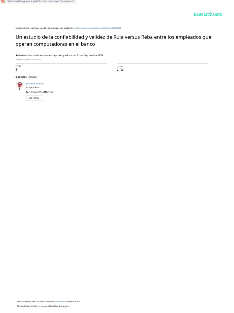 KAMATH A Study of Reliability and Validity of Rula Agains - En.es | PDF ...