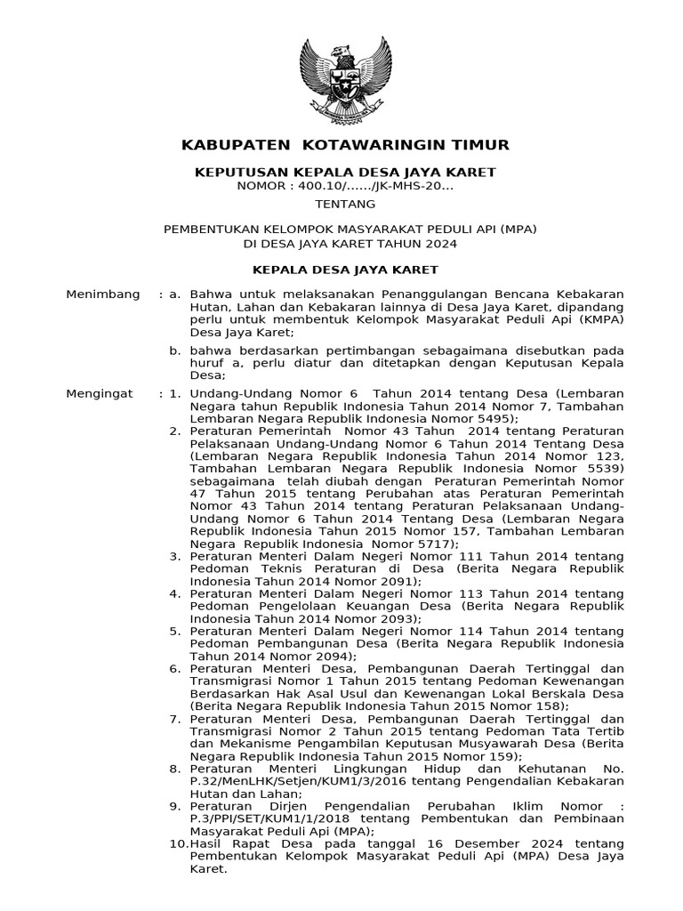 Kepkades TG MPA 2024 | PDF