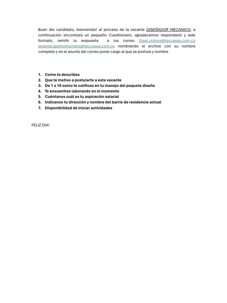 Preguntas Proceso | PDF