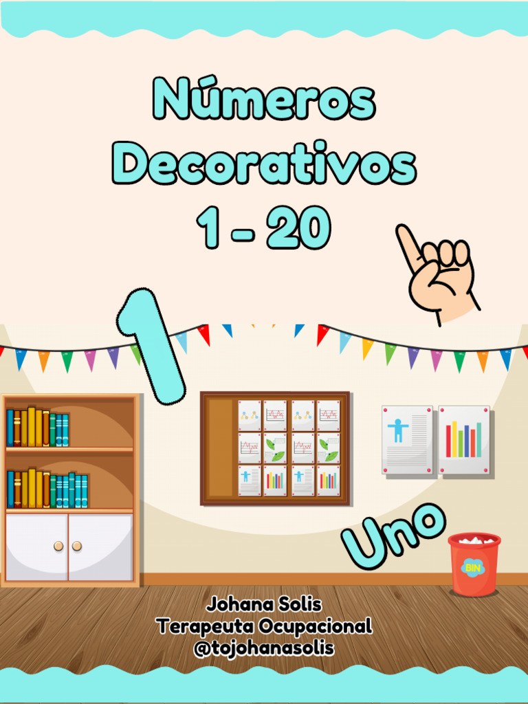 Números Decorativos del 1 al 20 | PDF