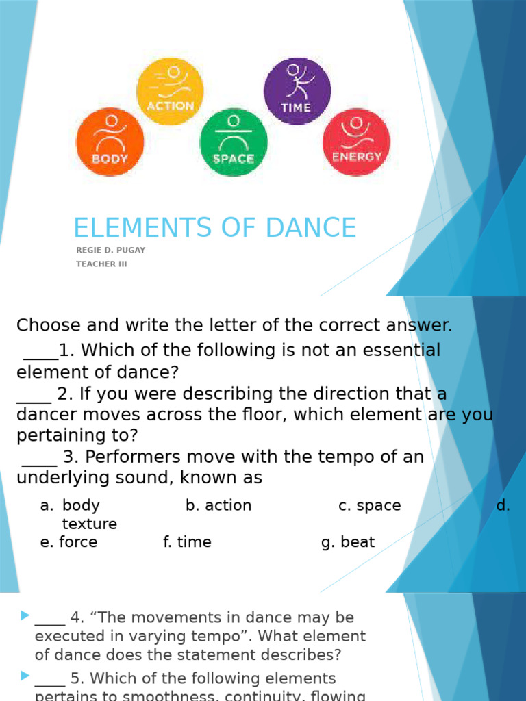 Elements of Dance | PDF | Dances | Foot