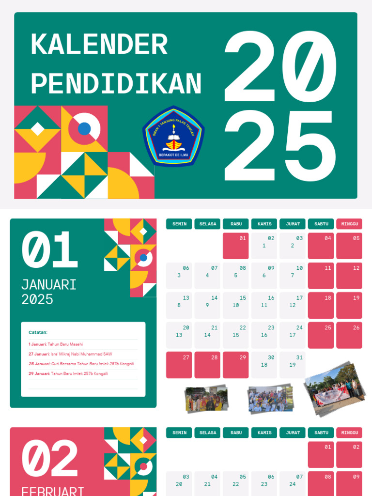 Kalender Pendidikan SMANSATAPTA - Genap 2025 - 20250108 - 155122 - 0000 ...