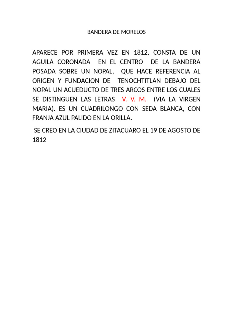 Bandera de Morelos 5 B | PDF