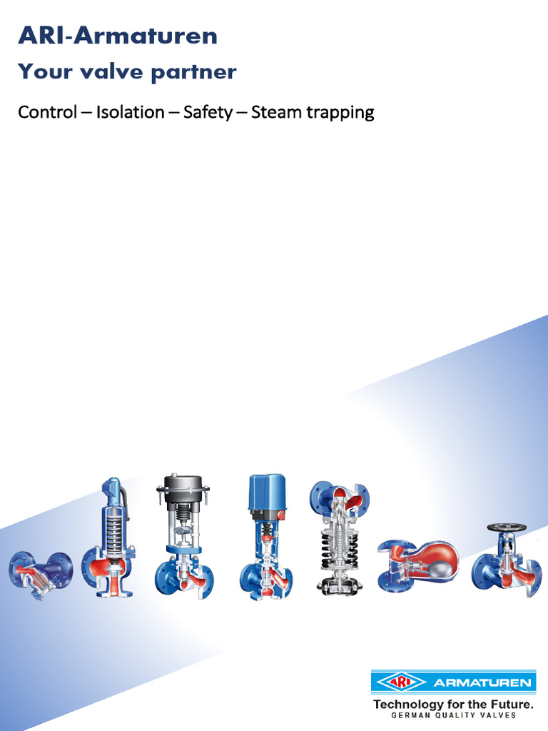 ARI Valve Product Catalogue Overview | PDF | Valve | Hydraulics