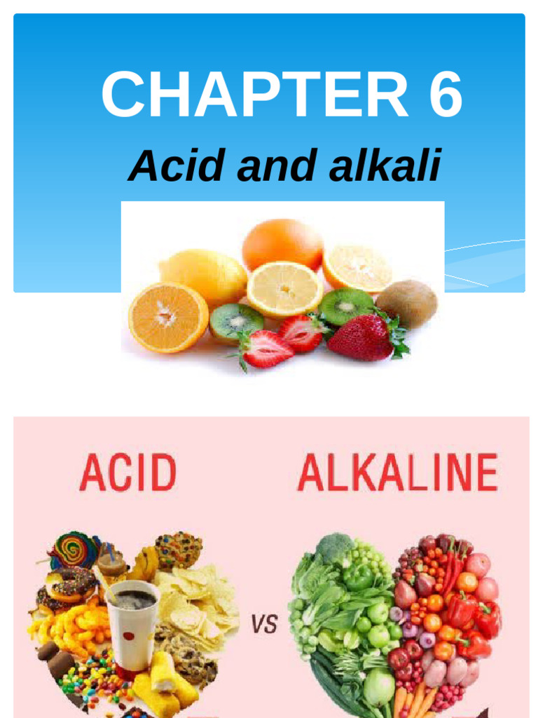 Chapter 6 Acid & Alkaline (BI) | PDF | Acid | Chemical Compounds
