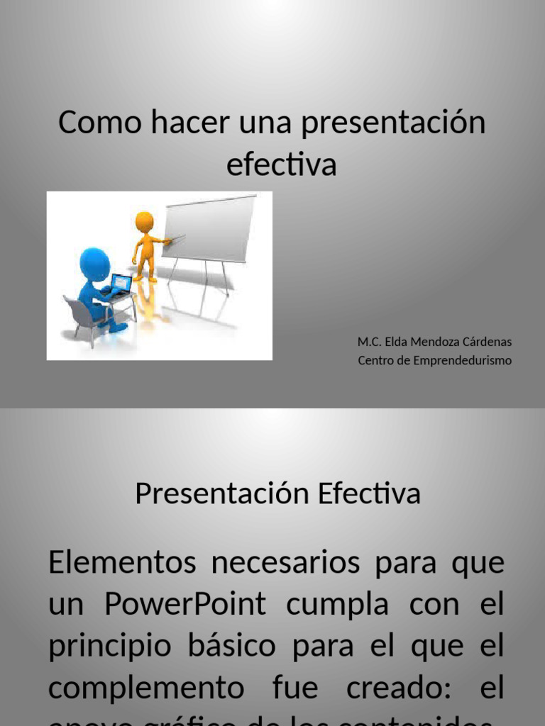 PRESENTACION EFECTIVA | PDF