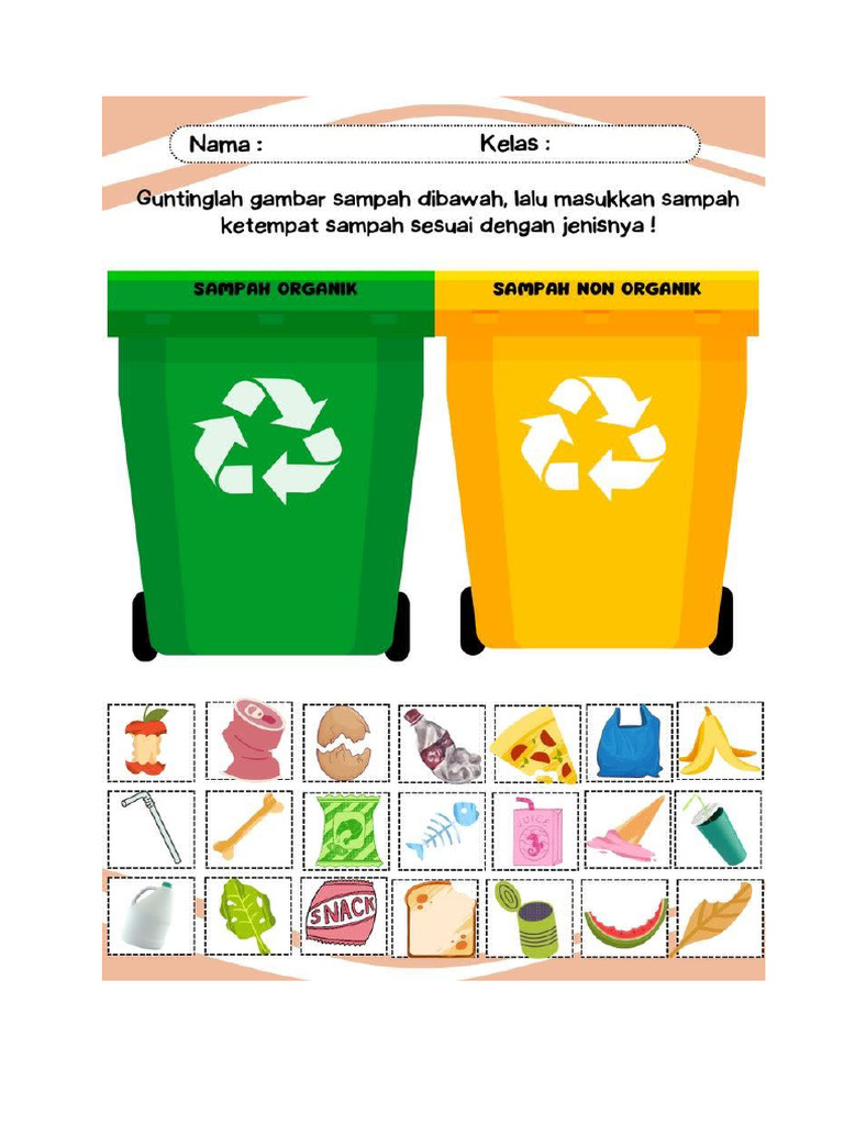 LKPD Memilah Sampah | PDF