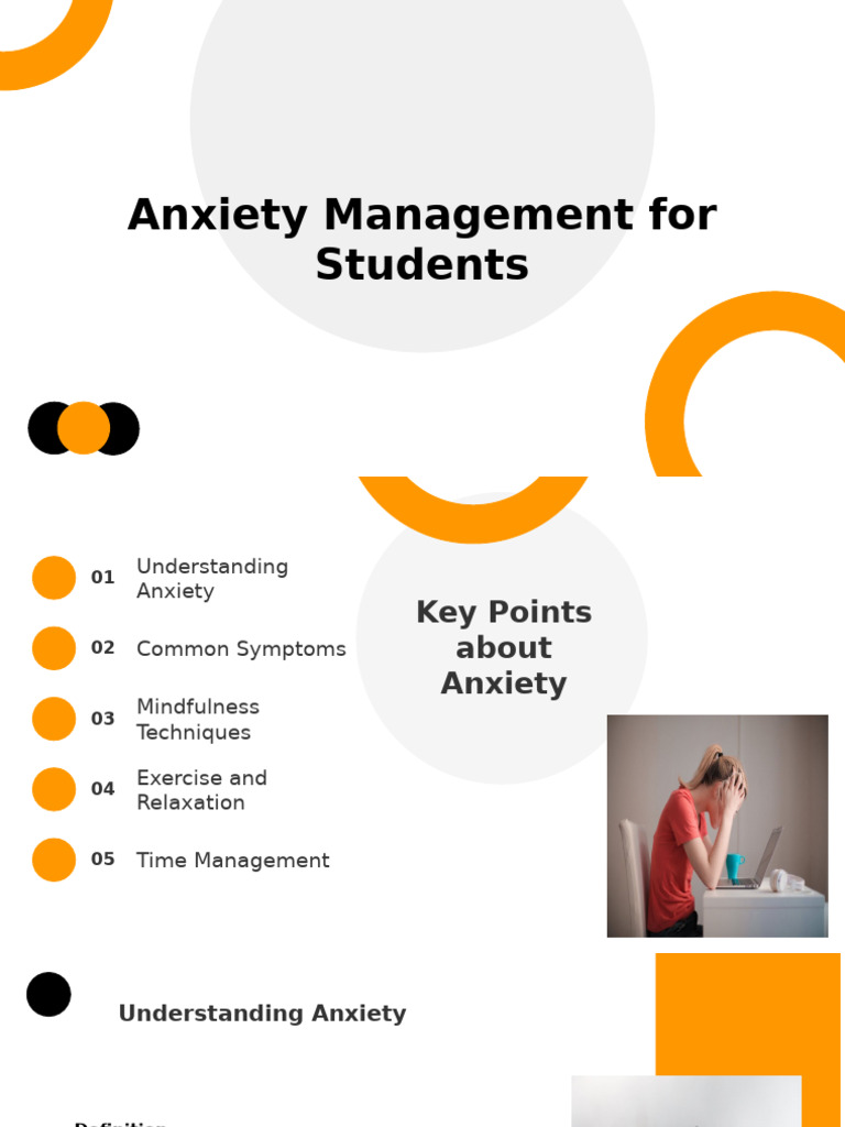 Anxiety Management For Students | PDF | Anxiety | Mindfulness