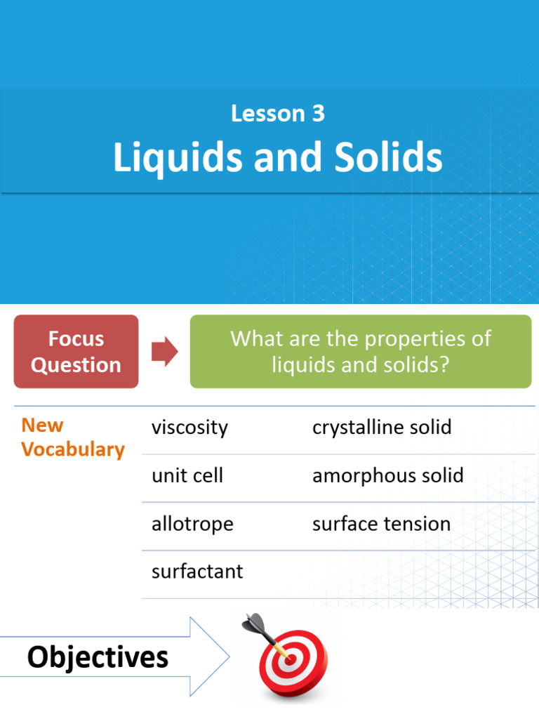 Chemistry: Liquids & Solids Basics | PDF | Liquids | Crystal