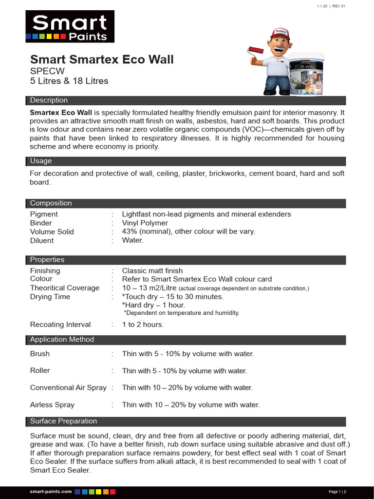 tds | PDF | Paint | Materials