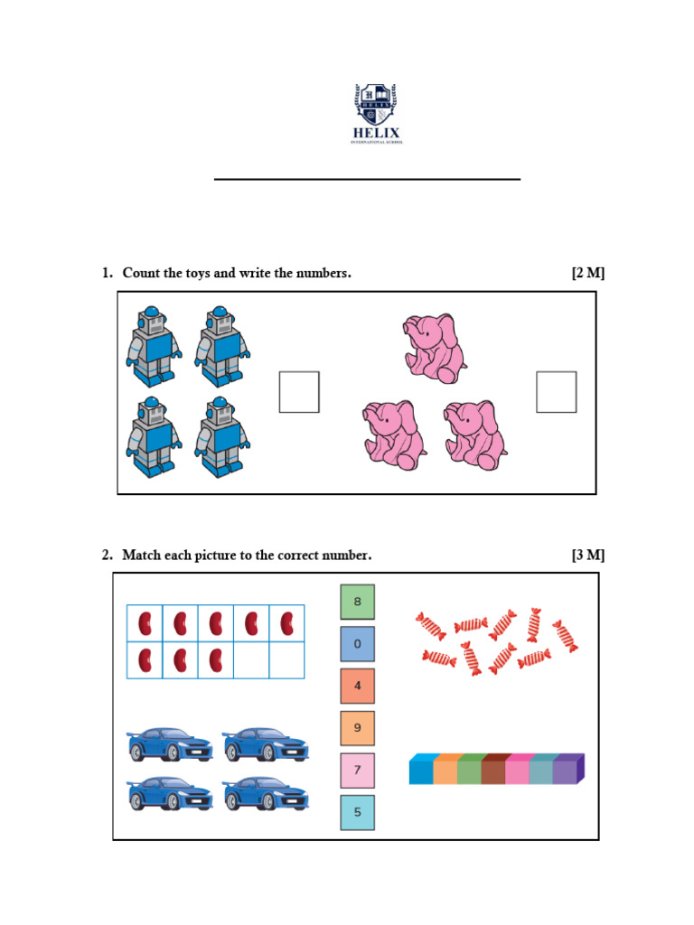 Placement Test For Primary - 2 | PDF