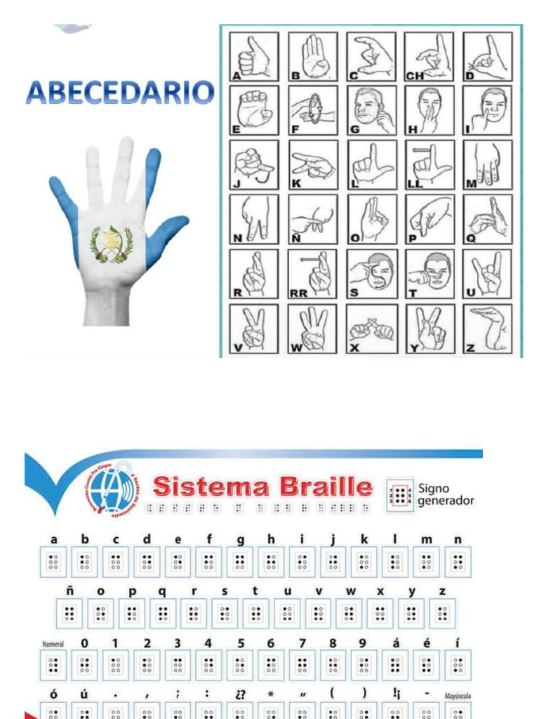 sistema braille y lenguaje mudo | PDF