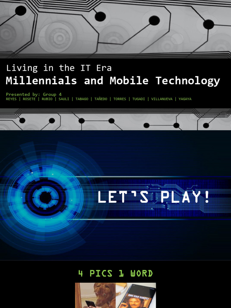 Millennials and Mobile Technology Impact | PDF | Mobile Technology ...