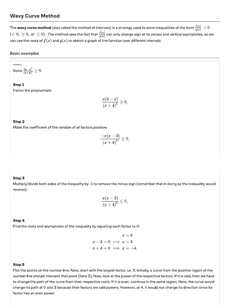 Wave Curve Method_final | PDF