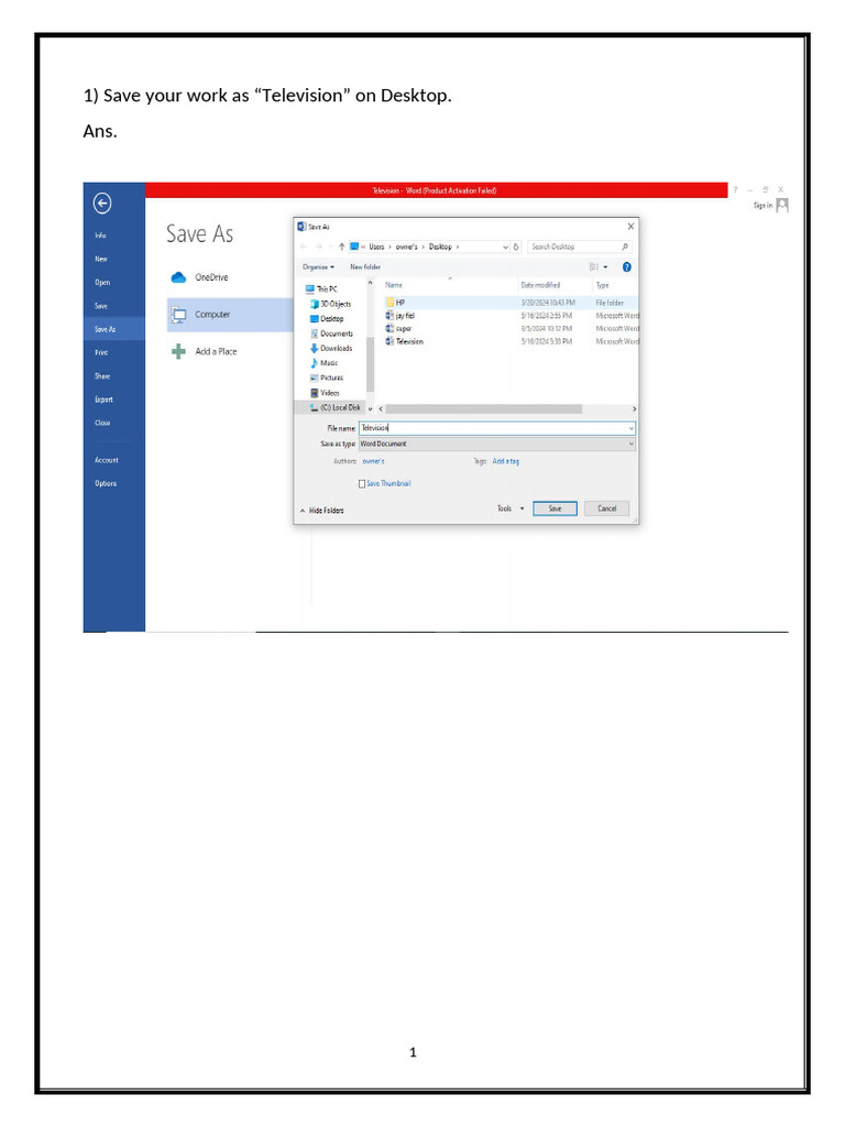 project pc | PDF | Microsoft Excel | Computing