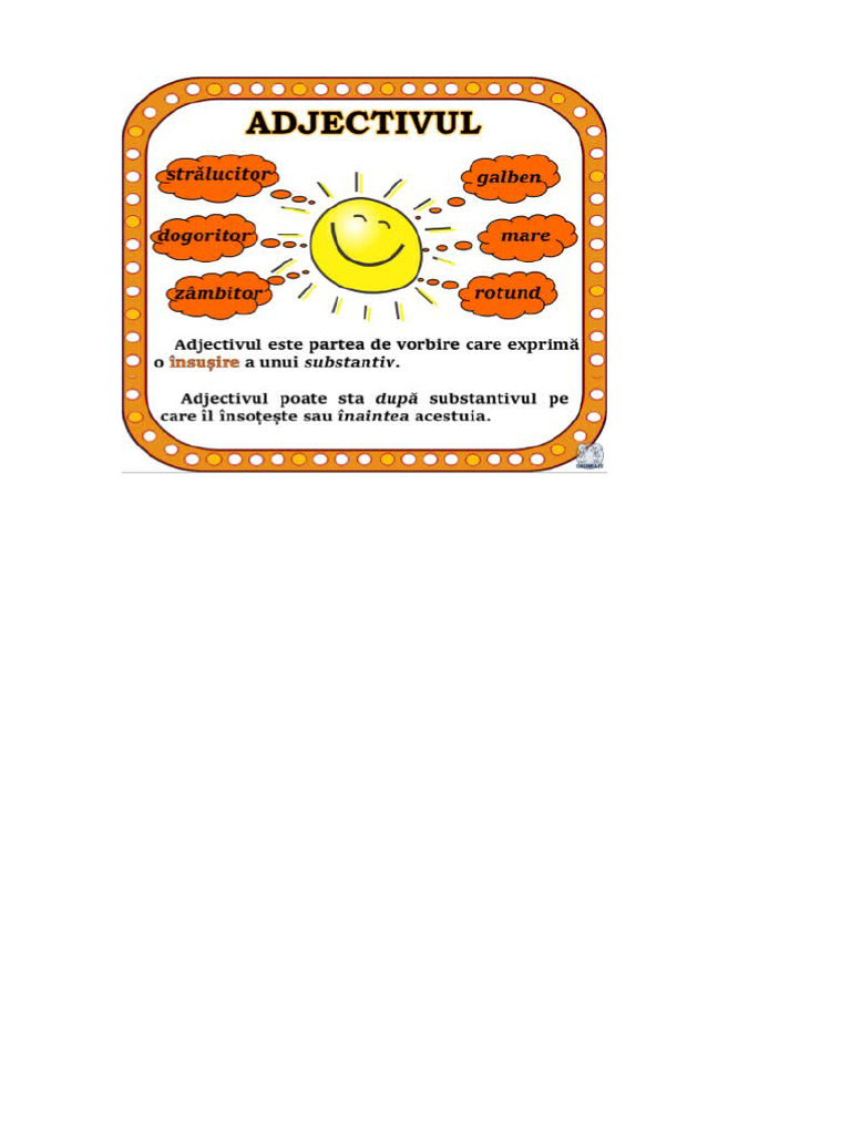 Adjectivul | PDF