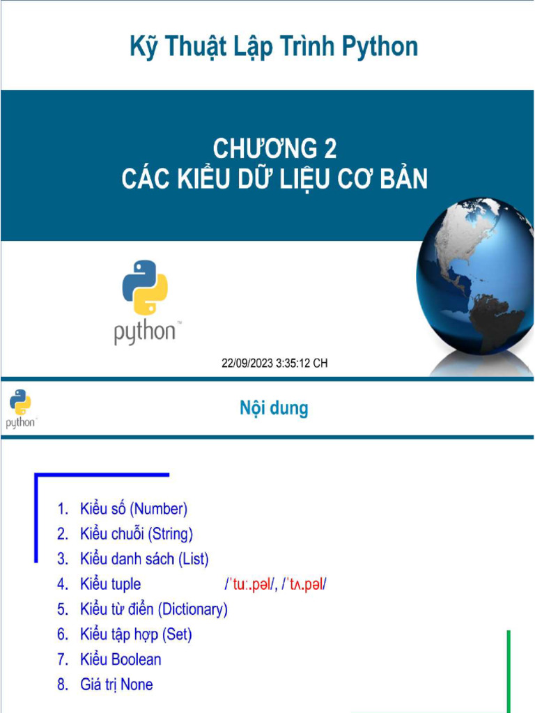 Python Programming - Chapter02 - Data Type - Part1-Output | PDF