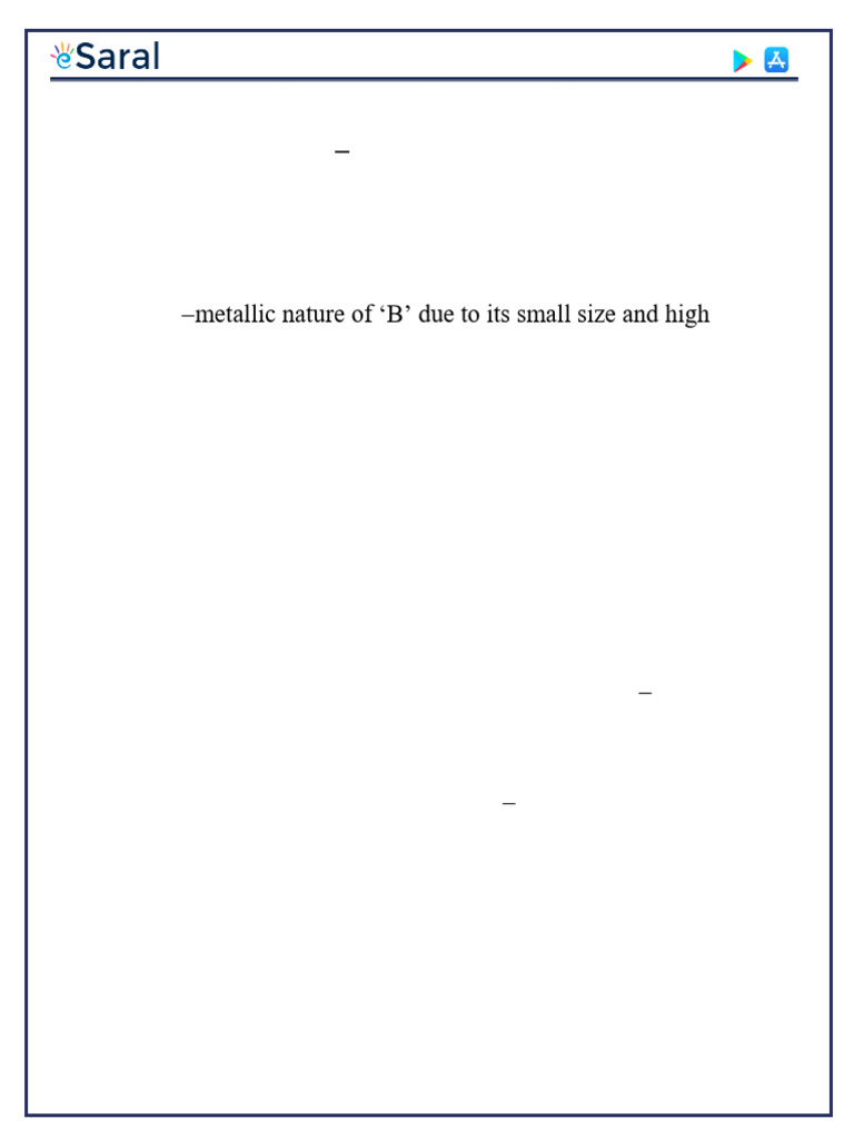 JEE Main Revision Notes On P Block Elements Free PDF Download | PDF ...