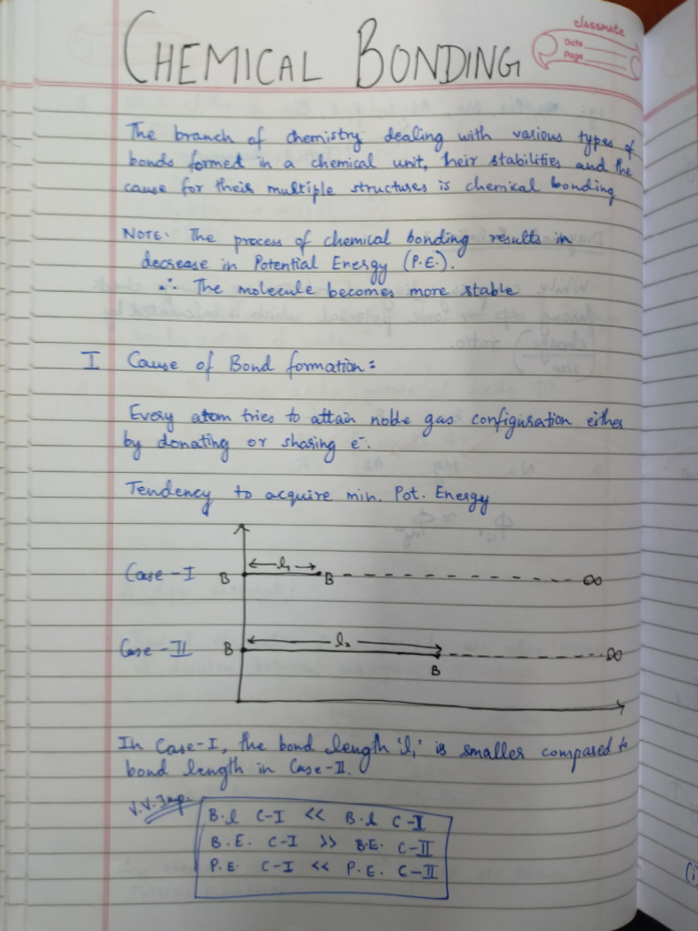 Chemical Bonding Part 1 | PDF
