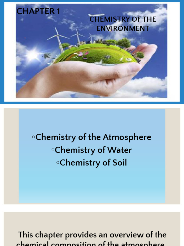 Atmospheric Chemistry Overview | PDF | Argon | Atmosphere Of Earth