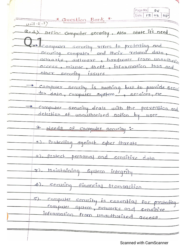 NIS Unit 1 Solution | PDF